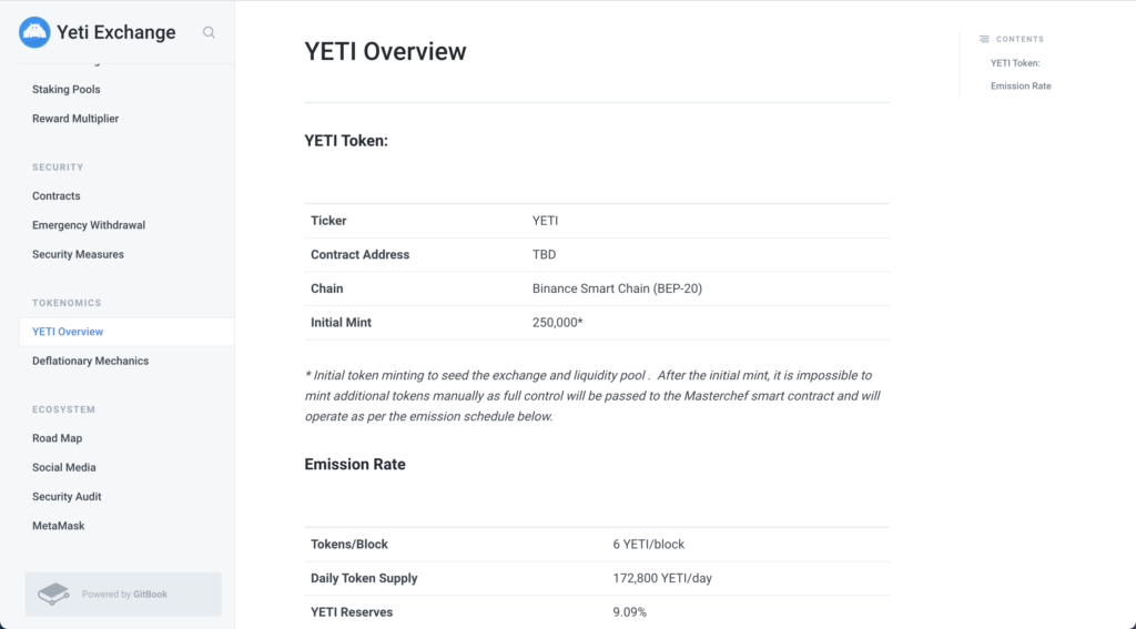 Yeti Exchange（イエティエクスチェンジ）開始予告！$YETIを検証！ | 葛西の知恵ブログ