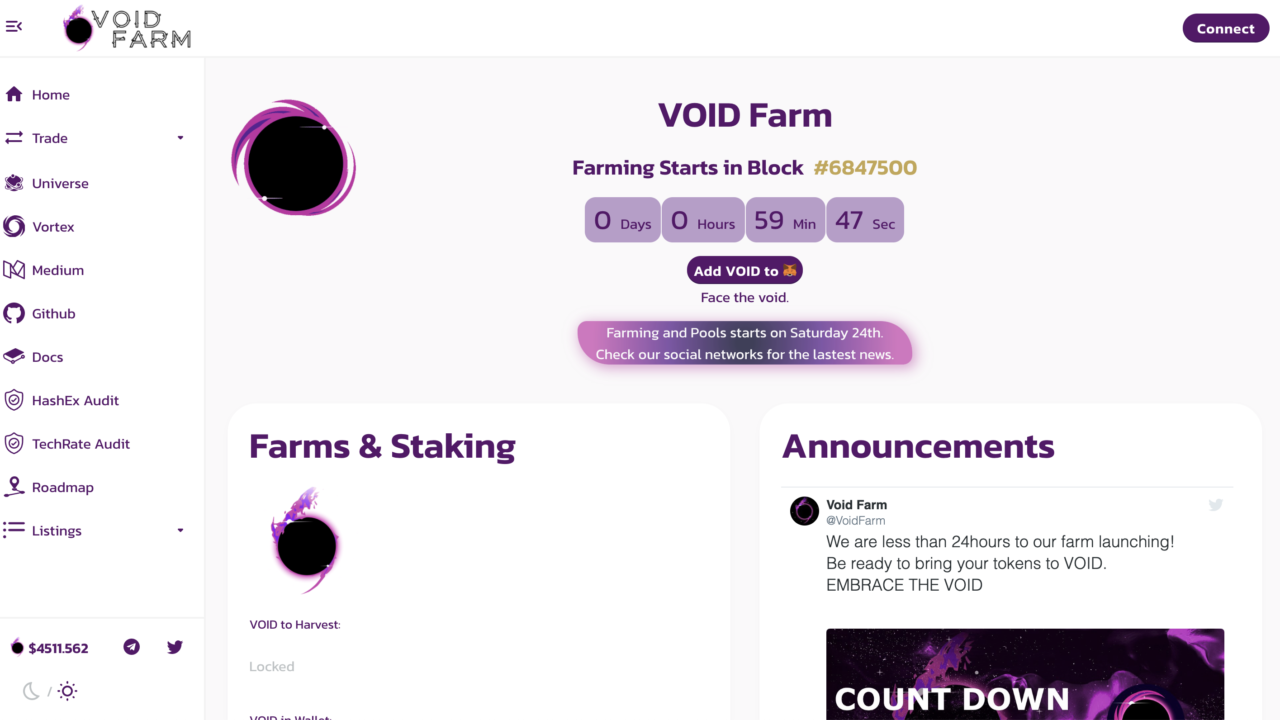 怪しいVoid Farm（ボイドファーム）が間もなくローンチ！$VOIDを検証 | 葛西の知恵ブログ
